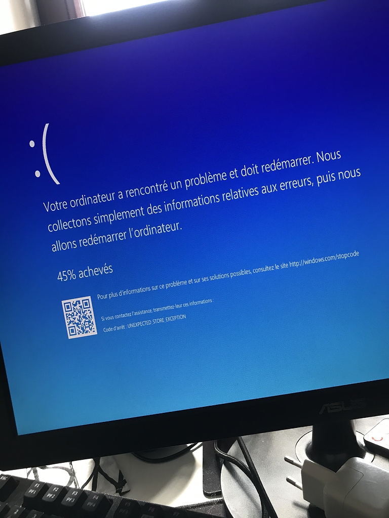 Comment fair quand mon pc crash avec un message d’erreur - Matériel ...